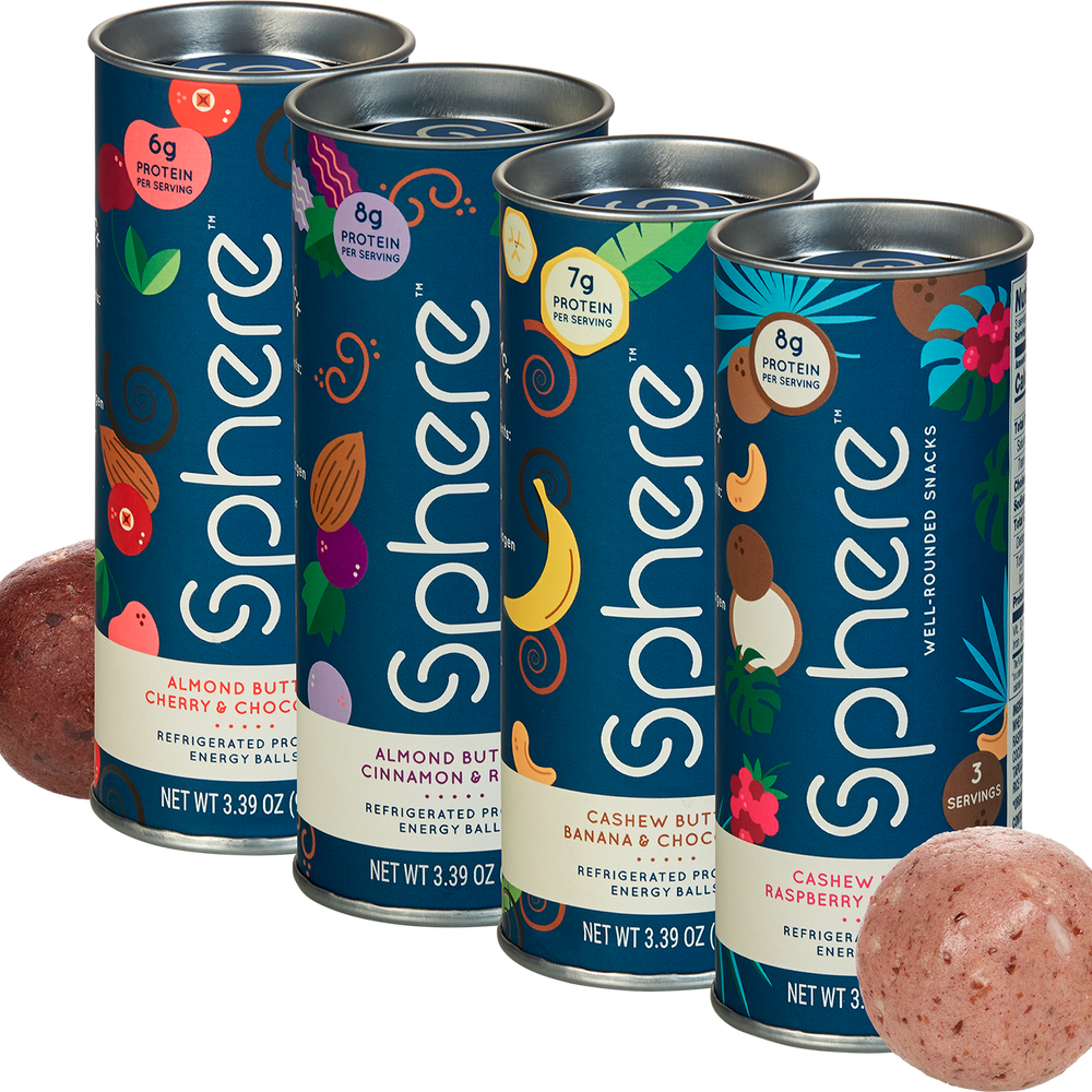 Sphere Snacks | Clean-Label Refrigerated Protein Energy Balls
